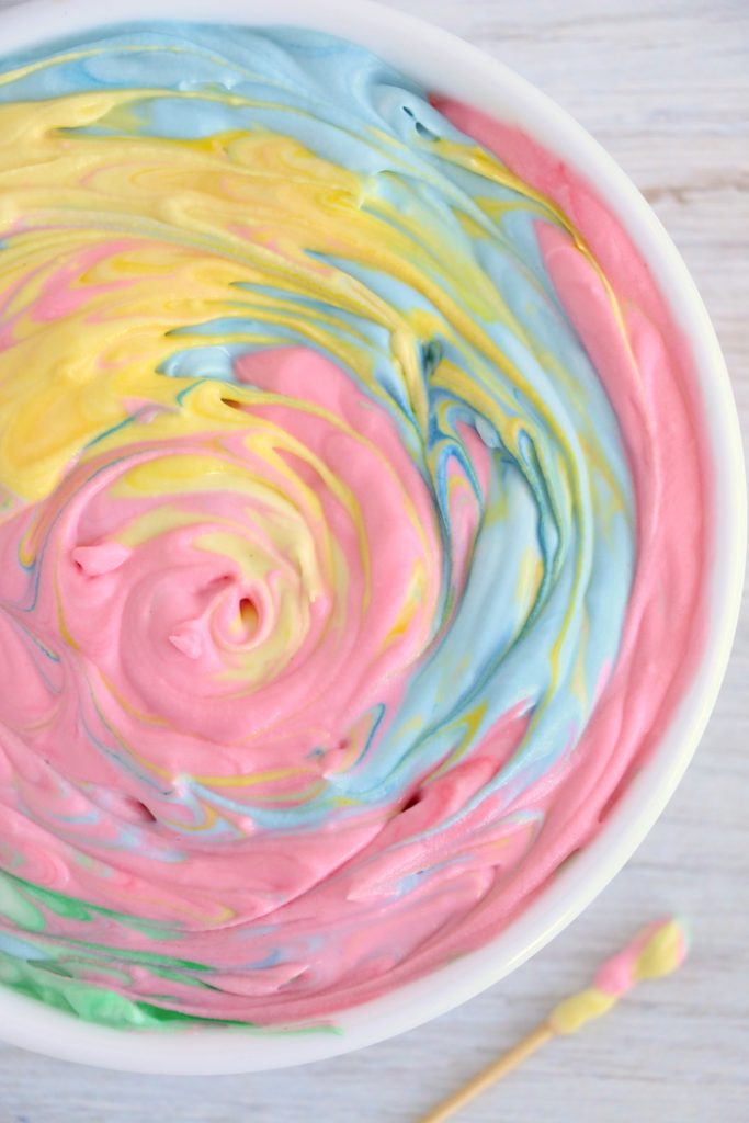 Rainbow Fruit Dip - Bitz & Giggles