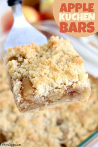 Apple Kuchen Bars - Bitz & Giggles