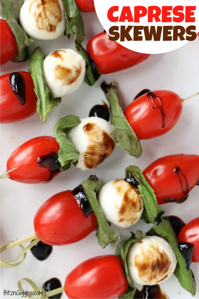 Caprese Skewers - Bitz & Giggles