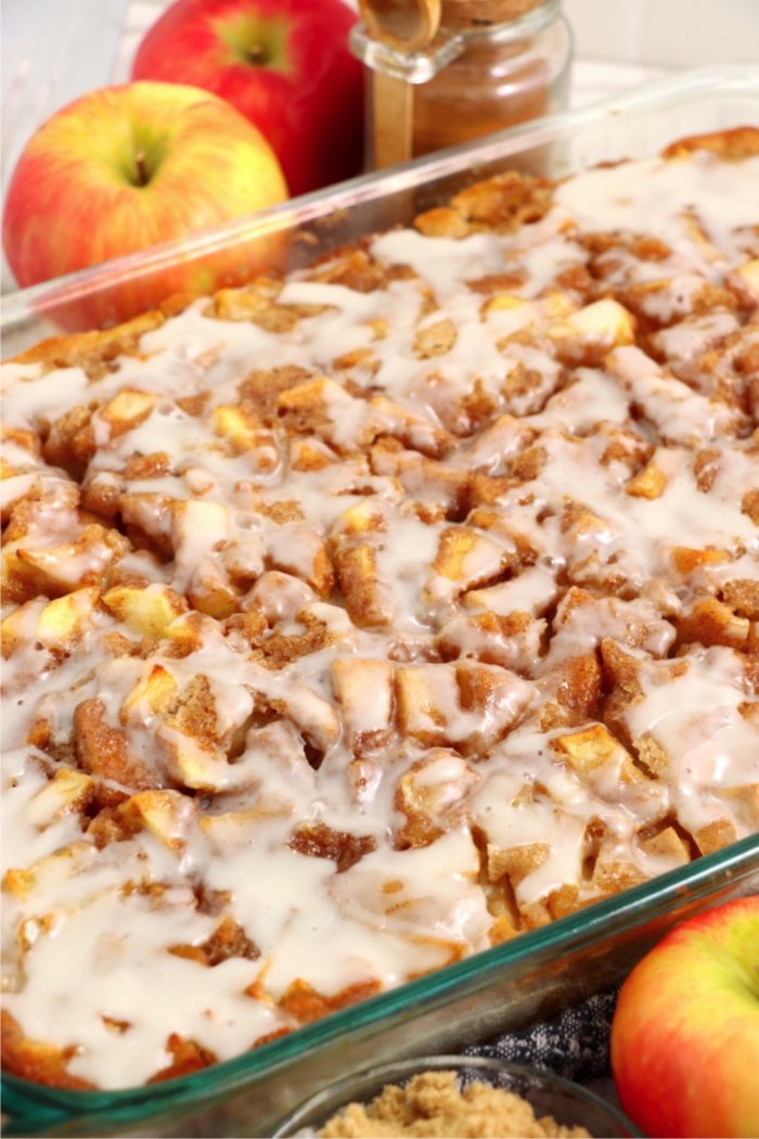 Apple Fritter Cake - Bitz & Giggles