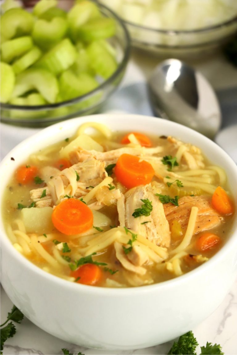 Turkey Noodle Soup Recipe - Bitz & Giggles