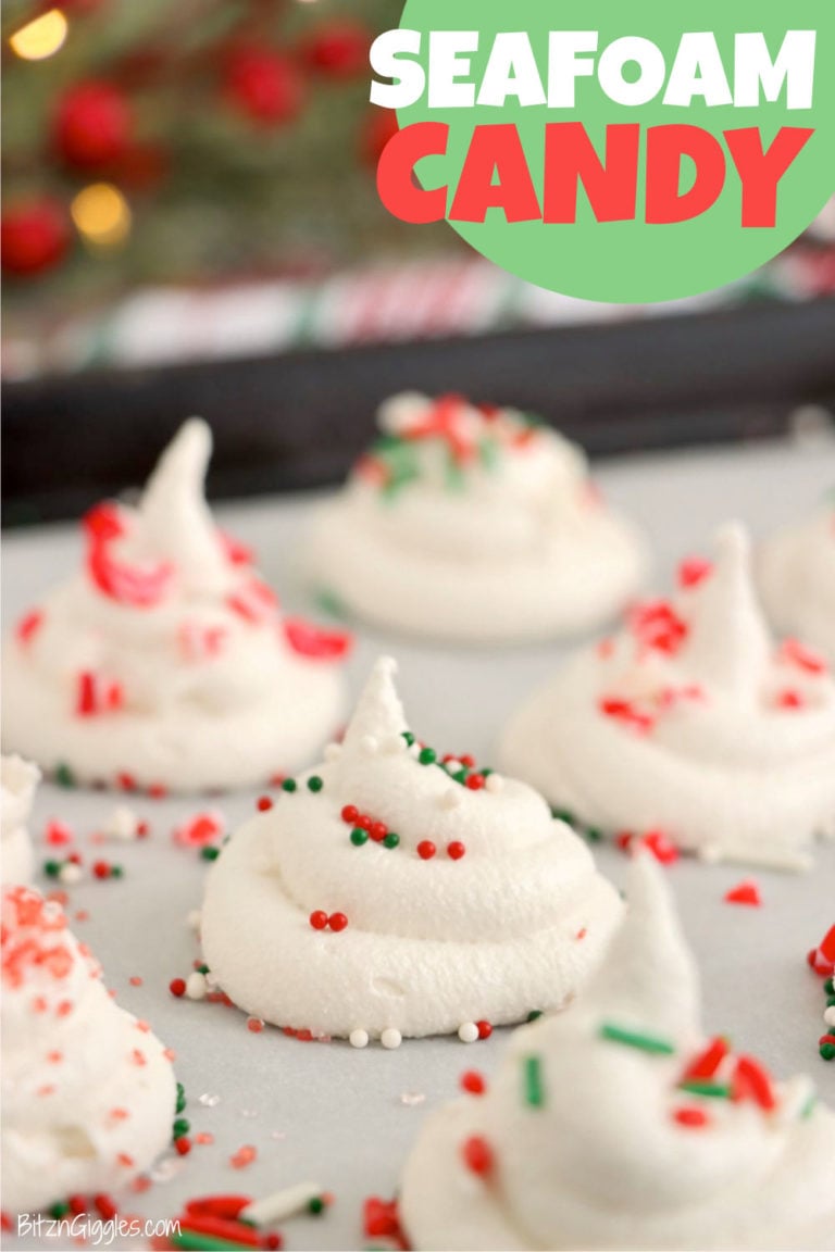 Seafoam Candy Recipe (Divinity Candy) - Bitz & Giggles
