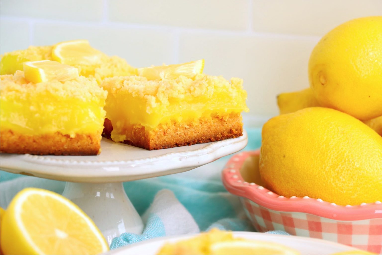 3-Ingredient Lemon Bars - Bitz & Giggles
