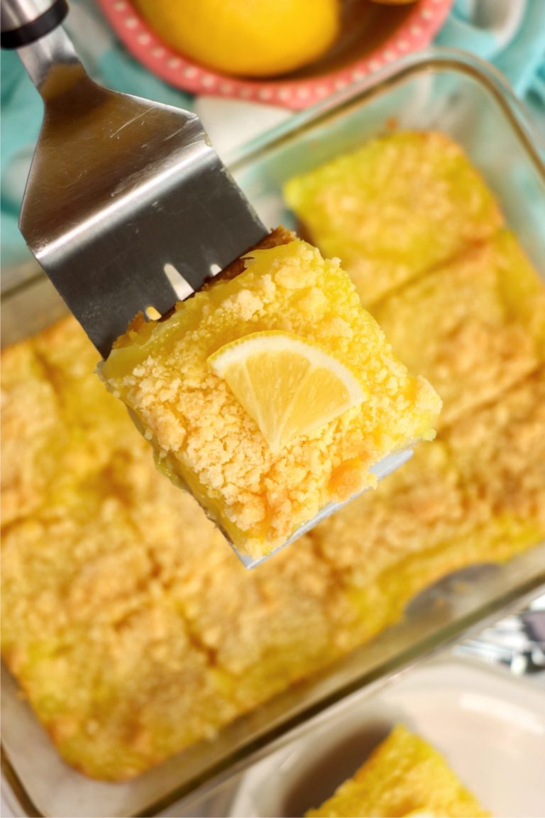 3-Ingredient Lemon Bars - Bitz & Giggles