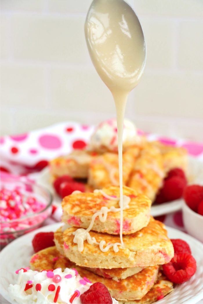 Valentine's Day Pancakes - Bitz & Giggles