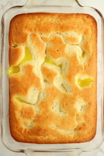 Lemon Pocket Cake - Bitz & Giggles