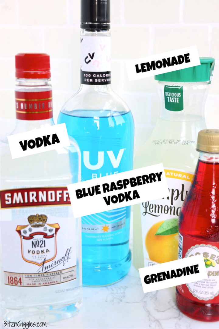 Bomb Pop Cocktail Drink - Bitz & Giggles