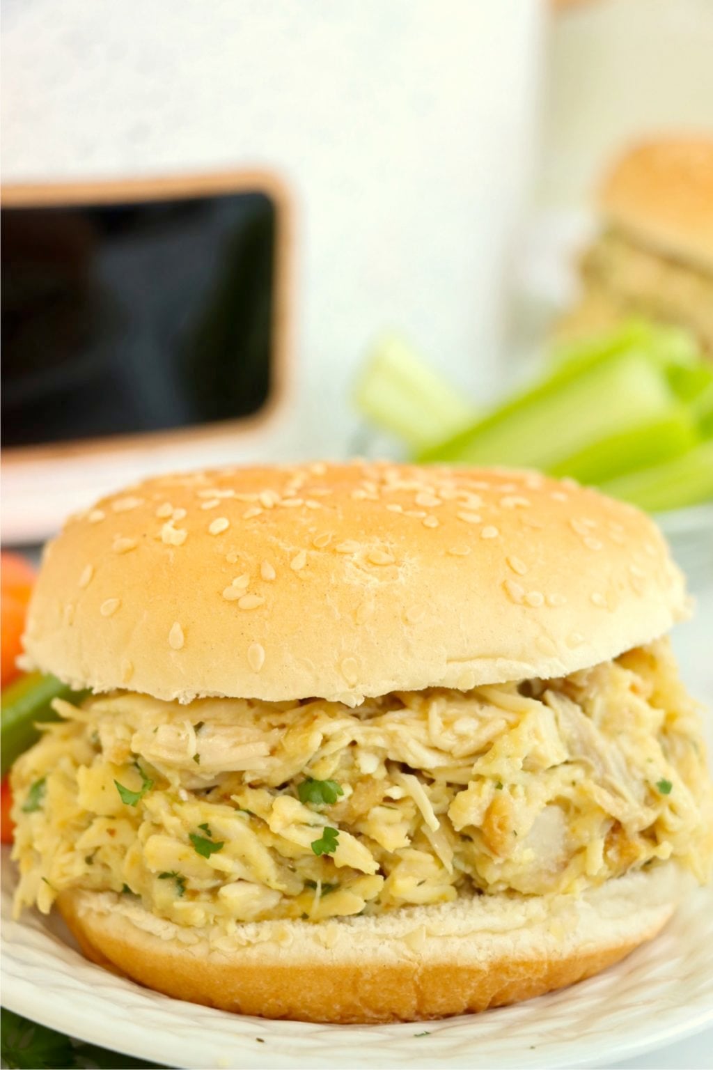 Creamy Chicken Sandwiches - Bitz & Giggles